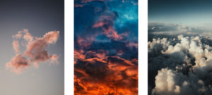 Aesthetic Cloud Wallpaper Backgrounds For iPhone - Glory of the Snow