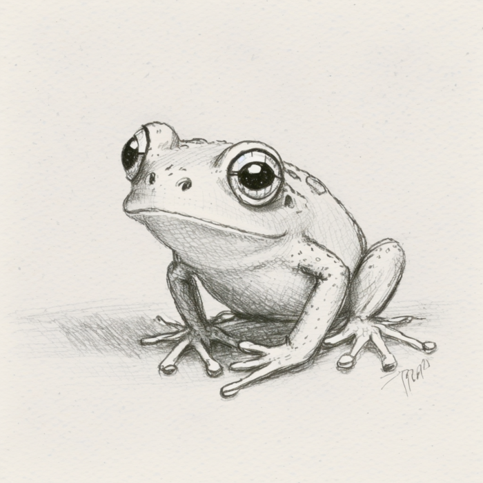 Cute Frog Drawing Ideas That Will Leap Off The Page - Glory of the Snow