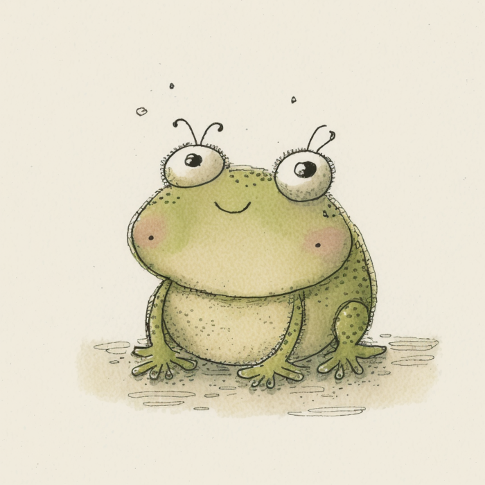 Cute Frog Drawing Ideas That Will Leap Off The Page - Glory of the Snow