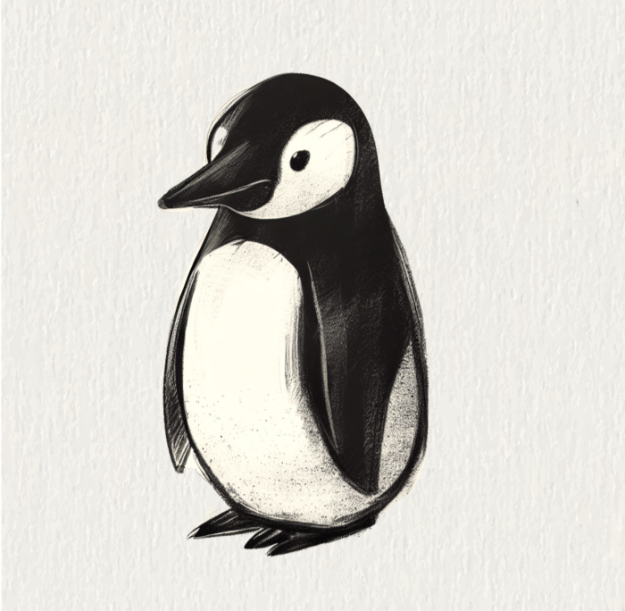 Easy Penguin Drawing Ideas, Guides And Tutorials - Glory of the Snow