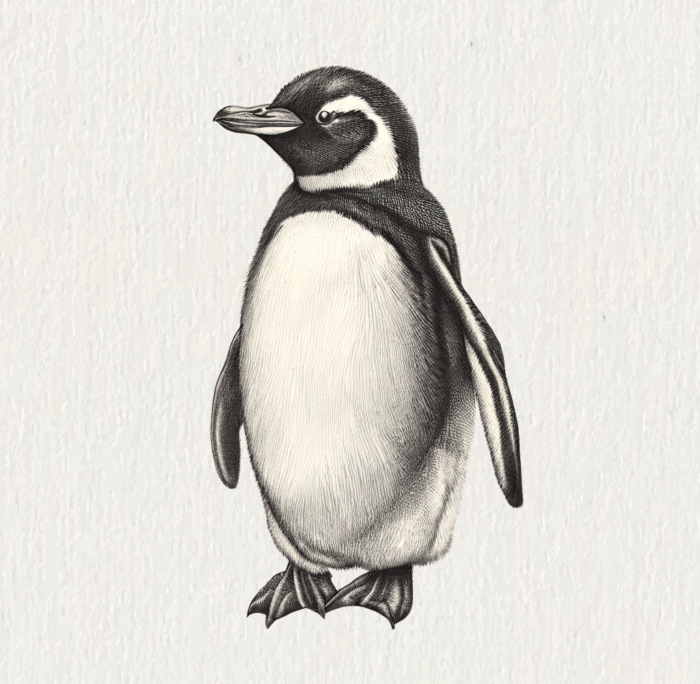 Easy Penguin Drawing Ideas, Guides And Tutorials - Glory of the Snow