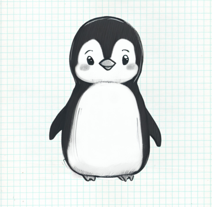 Easy Penguin Drawing Ideas, Guides And Tutorials - Glory of the Snow
