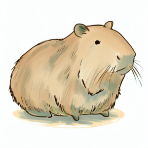 Capybara Drawing Ideas And Easy Step-By-Step Tutorials - Glory of the Snow