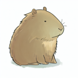 Capybara Drawing Ideas And Easy Step-By-Step Tutorials - Glory of the Snow