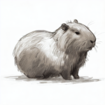 Capybara Drawing Ideas And Easy Step-By-Step Tutorials - Glory of the Snow