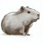 Capybara Drawing Ideas And Easy Step-By-Step Tutorials - Glory of the Snow