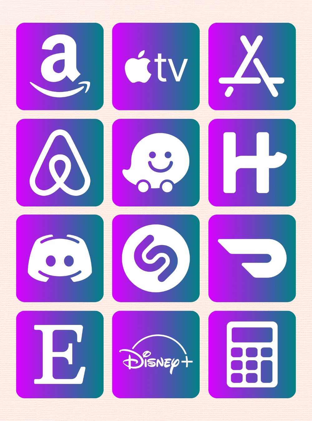 200+ Free Teal And Purple App Icons For iPhone - Glory of the Snow