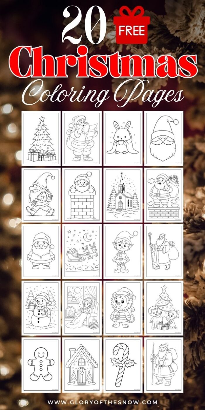 20 Free Christmas Coloring Pages To Bring Holiday Cheer - Glory of the Snow